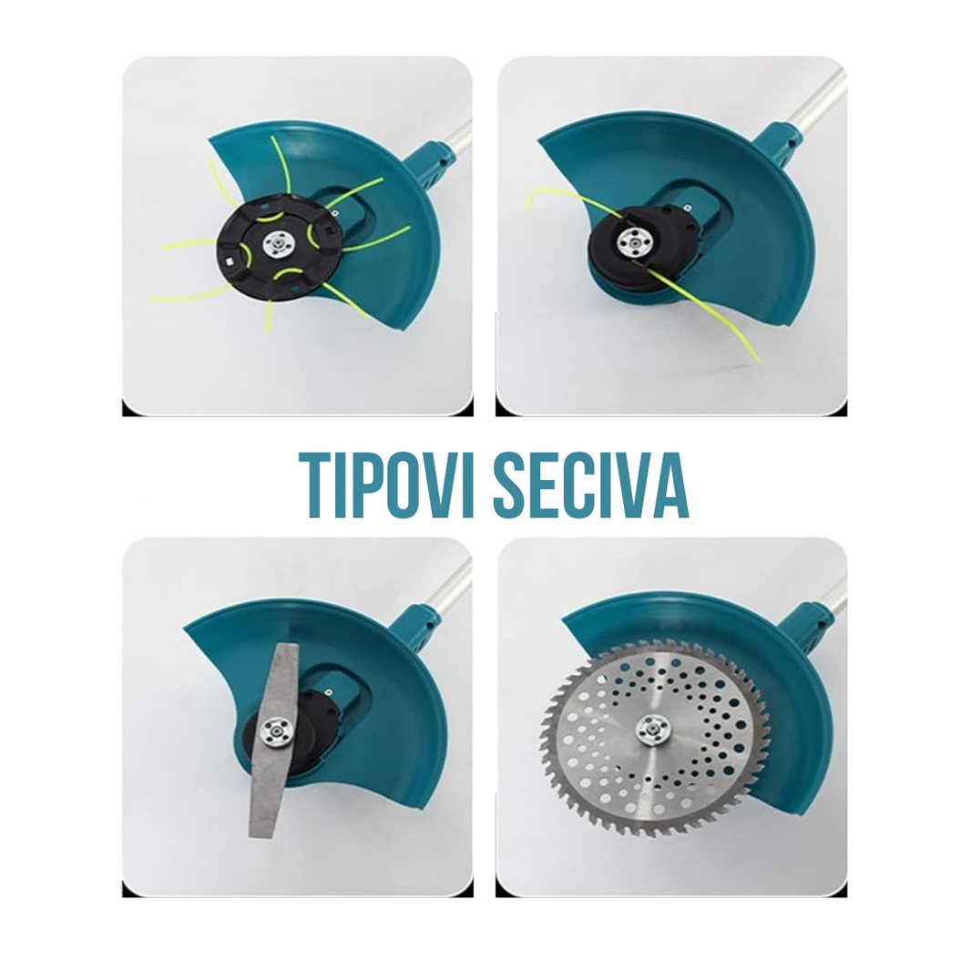 Bežični Trimer za Travu sa 2 Aku Baterije | Brushless Motor – kraba.online